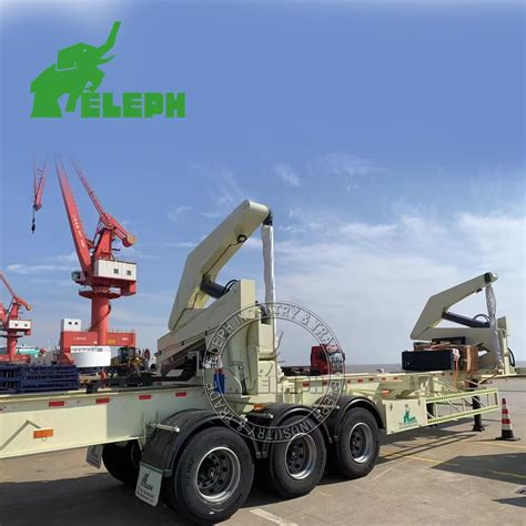 20 40ft Crane Movable Chassis Container Lifter Side Loader China