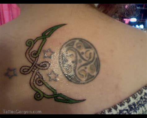 Moon Celtic Tattoos For Women
