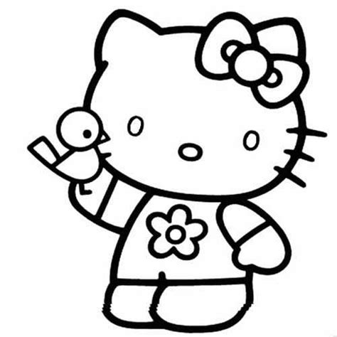 Hello Kitty Black And White Clip Art Clipart Best