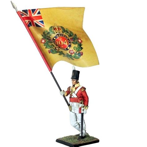 104th Foot New Brunswick Regiment Canada 1810 Standard Bearer