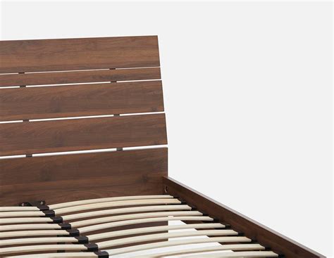 Structube Kali Twin Size Bed In Walnut Artofit