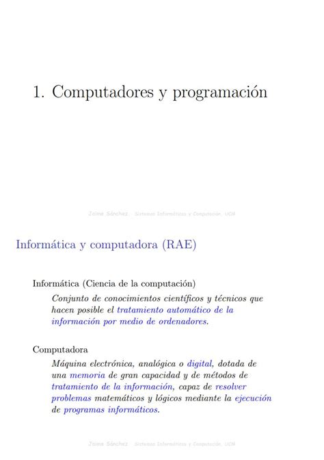 Pdf De Programación 1 Computadores Y Programación Fundamentos De
