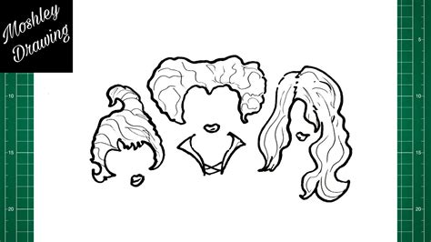 How To Draw The Sanderson Sisters Hairstyle Youtube