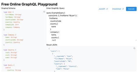 Free Online Graphql Playground
