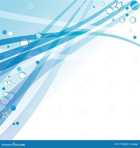 Blue Abstract Background Circle Vector Stock Vector Illustration Of Decor Curl