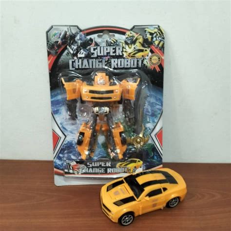 3 7 Bubble Bee Optimus Prime Robot Car Model Toys Lazada Ph