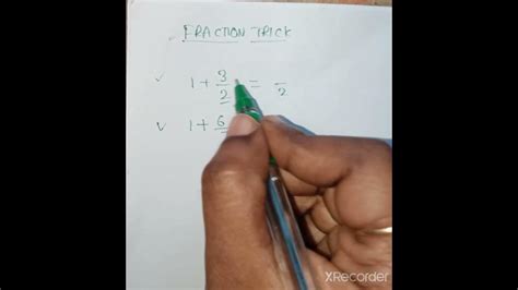 Fraction Trickmaths Tricklasyatech Youtube