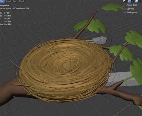 A Bird S Nest Geometry Nodes Developer Forum