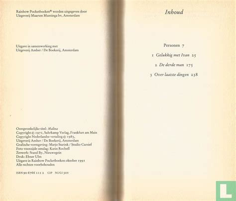 Malina 111 1991 Bachmann Ingeborg Lastdodo