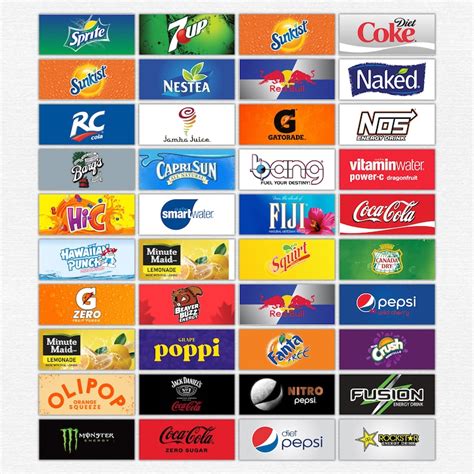Vending Machine Labels High Quality Labels Sparkling Water And Soda