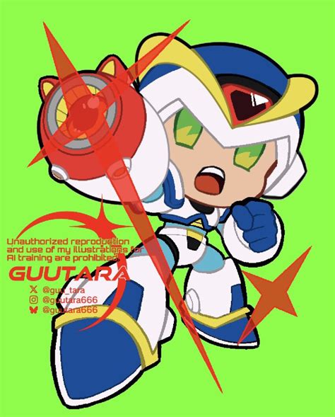 Guutara First Armor X Mega Man X Mega Man Mega Man Series
