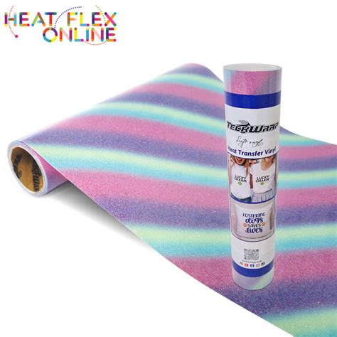 Ombre Glitter Htv Diagonal Candy 15mx300mm Heat Flex Online
