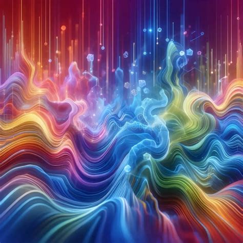 Polymorphic Rate Structure Ai Generated Image Stock Illustration