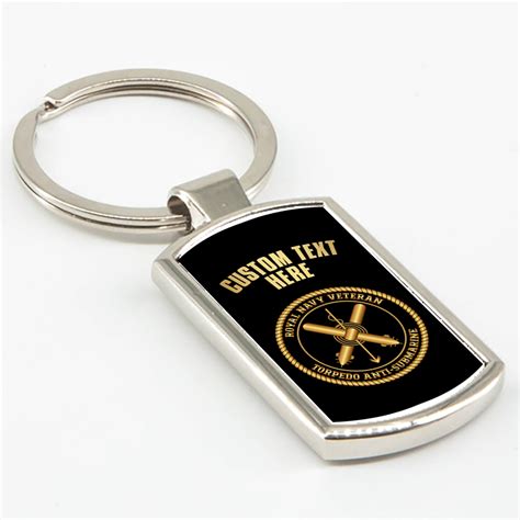 Royal Navy Veteran Torpedo Anti Submarine Key Ring The Rats Locker