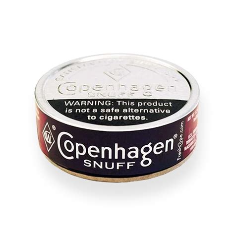 Copenhagen Snuff Can