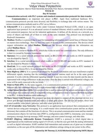 Automation And Robotics Week Theory Notes ME I Pdf