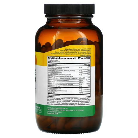 Country Life Coenzyme B Complex 240 Vegan Capsules