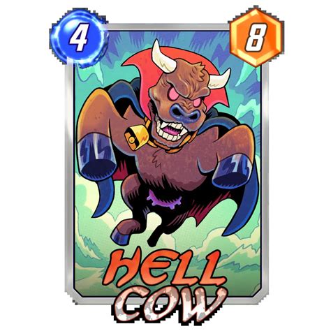 Hellcow Dan Hipp Marvel Snap Card Variant Marvel Snap Zone