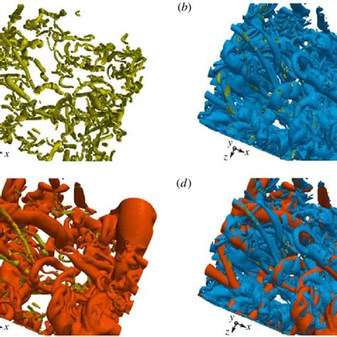 Side View Of The Coherent Structures Near The Tnt Interface In The