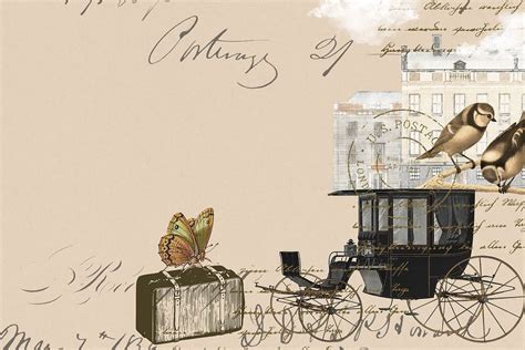 Beige Ephemera Background Vintage Travel Premium Photo Rawpixel