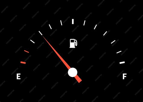 Premium Vector Fuel Indicator Meter Or Fuel Gauge For Petrol Gasoline