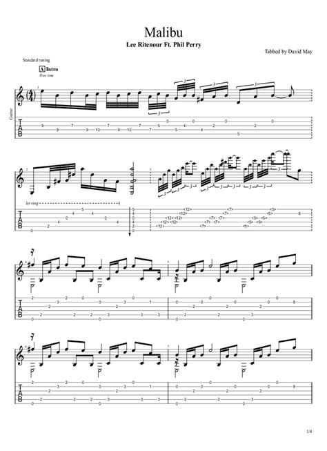Leeritenour Featphil Perry Malibuwmv Sheet Arno Suherno