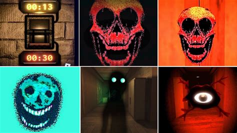 Doors The Backdoor The Hunt Update All Entity Jumpscares Youtube