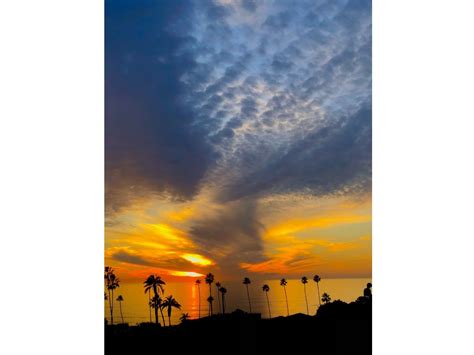 Sunset Over Swamis Beach Photos Of The Day Encinitas Ca Patch