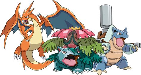 Mega Kanto Starters