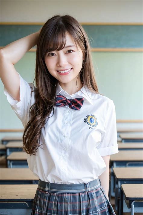 クラスメートの白石麻衣ちゃんをaiに描いてもらう Bra Ai美術部【2023】 白石麻衣 ちゃん もらう