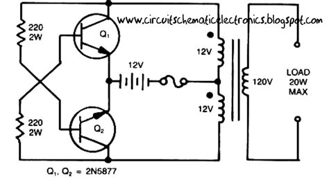 Simplest Inverter Circuit Diagram