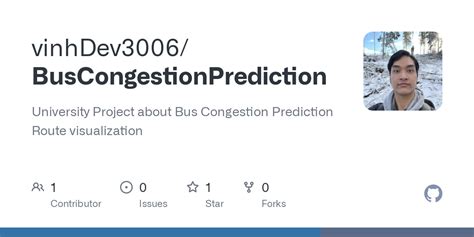 Github Vinhdev3006buscongestionprediction University Project About Bus Congestion Prediction