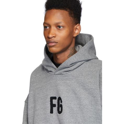 Fear Of God Grey Fg Everyday Hoodie Fear Of God