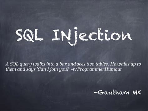 Sql Injection Ppt