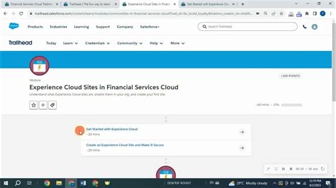 Get Started With Experience Cloud Experience Cloud Sites In Financial Services Cloud