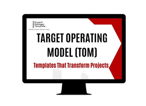 target operating model tom template project templates