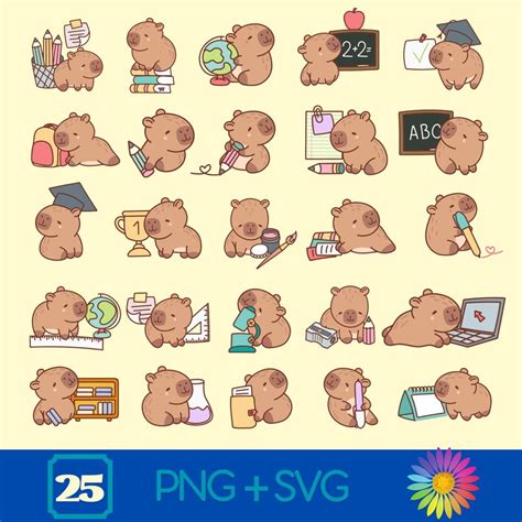 Capybara School Supplies Etsy