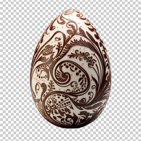 Premium Psd Front View Choco Egg Gracefully Designed On The White Desk