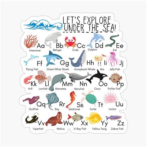 Free Printable Ocean Alphabet Download Free Printable Ocean Alphabet