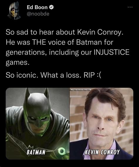 Kevin Conroy Has Passed What Role Of His Was Your Favorite Rinjusticemobile