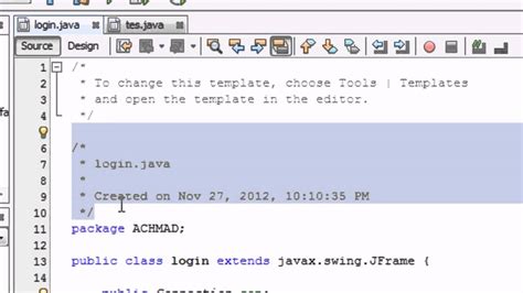 Cara Membuat Form Login Java Netbeans Dan Mysql Youtube