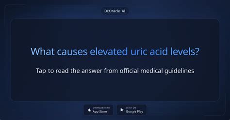 What Causes Elevated Uric Acid Levels