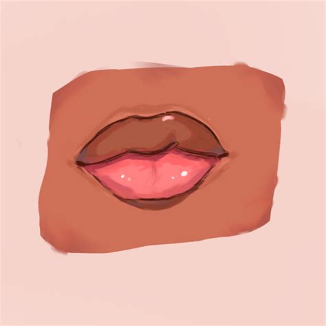 First Time Drawing Actual Lips 🏃‍♀️ Please Gimmie Criticism I Followed A Tutorial By Likeliho