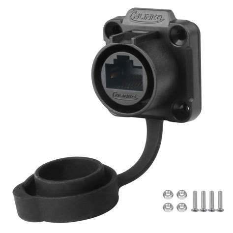 Cnlinko Lp 20 Rj45 Panel Mount Socket Cat6 Ethernet