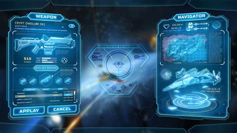 Sci Fi Ui Elements Behance