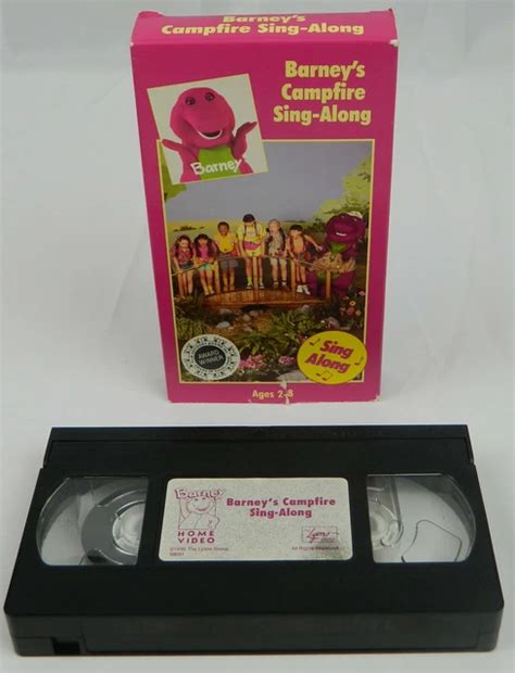 Barneys Campfire Sing Along Vhs 1990 Release Tested Works 1921