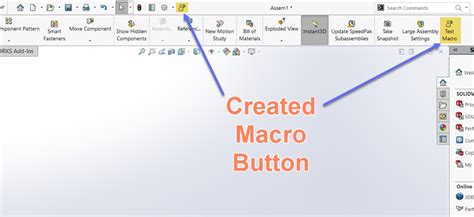 how to create and add solidworks macro buttons to your toolbars