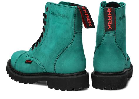 Glany Shark Nagaba 8h Szmaragdowy Crazy Skórzany Glany Shark Nagaba