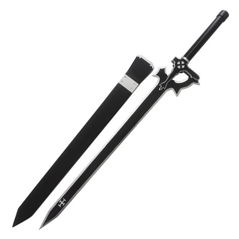 Wood Black Silver Sword Vxsteel