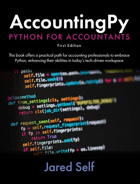 Accountingpy Python For Accountants The Book